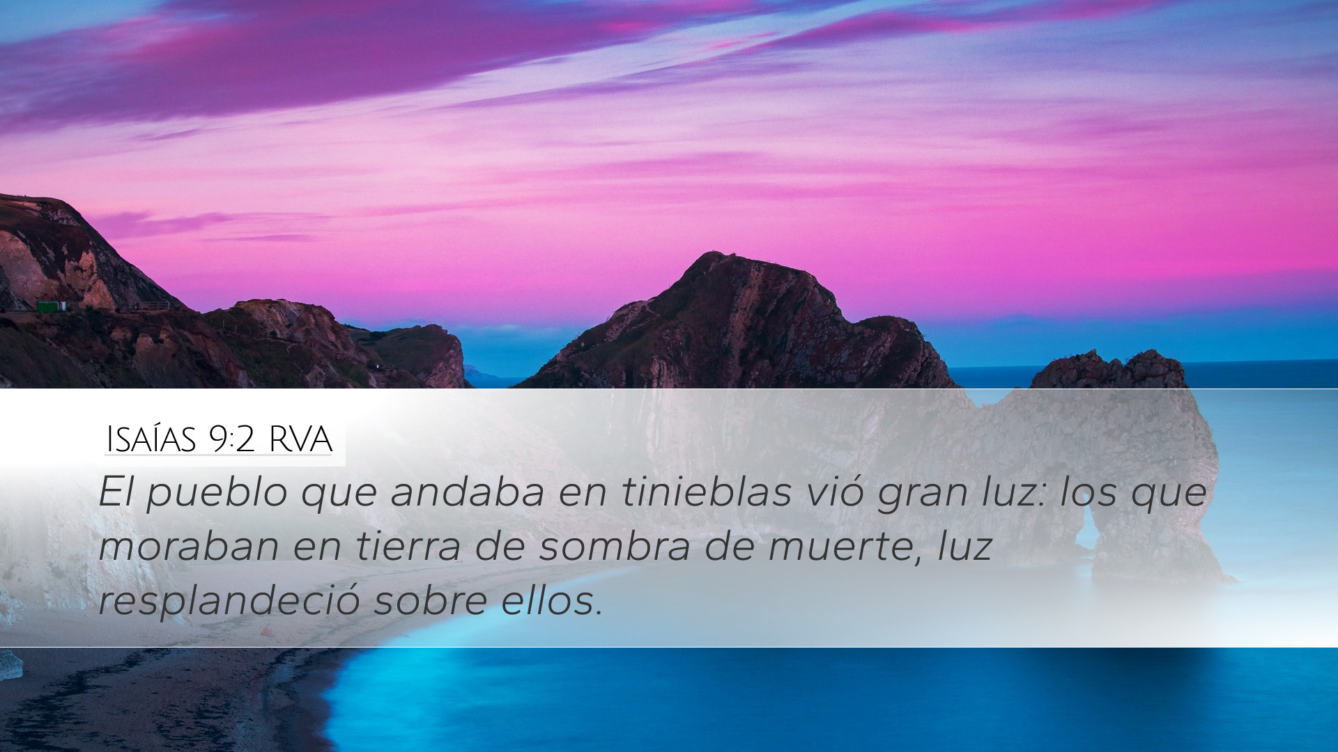 Isaías 9:2 RVA Desktop Wallpaper - El pueblo que andaba en tinieblas ...