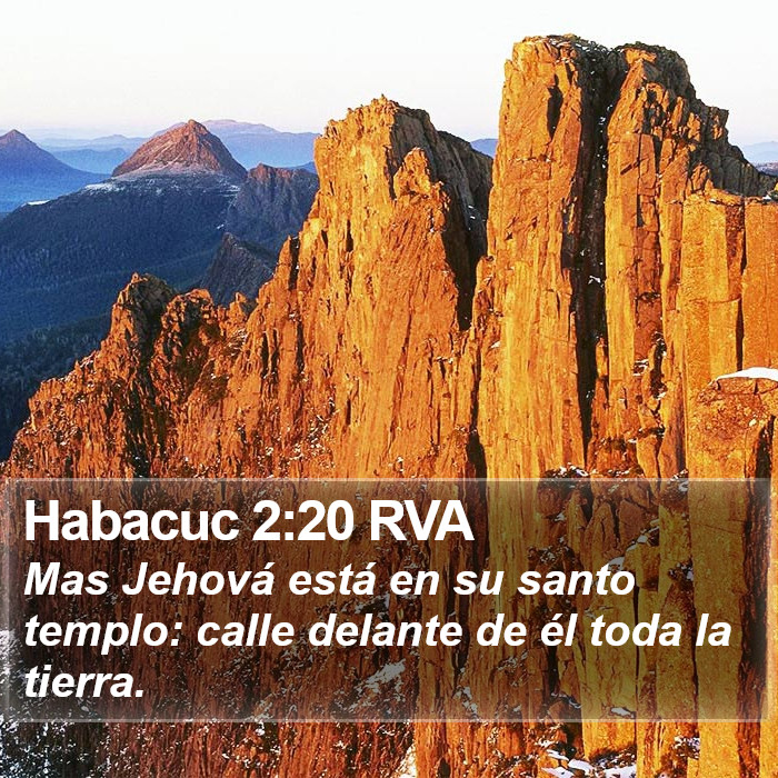Habacuc 2 Bible Images - Habacuc Chapter 2 RVA Bible Verse Pictures