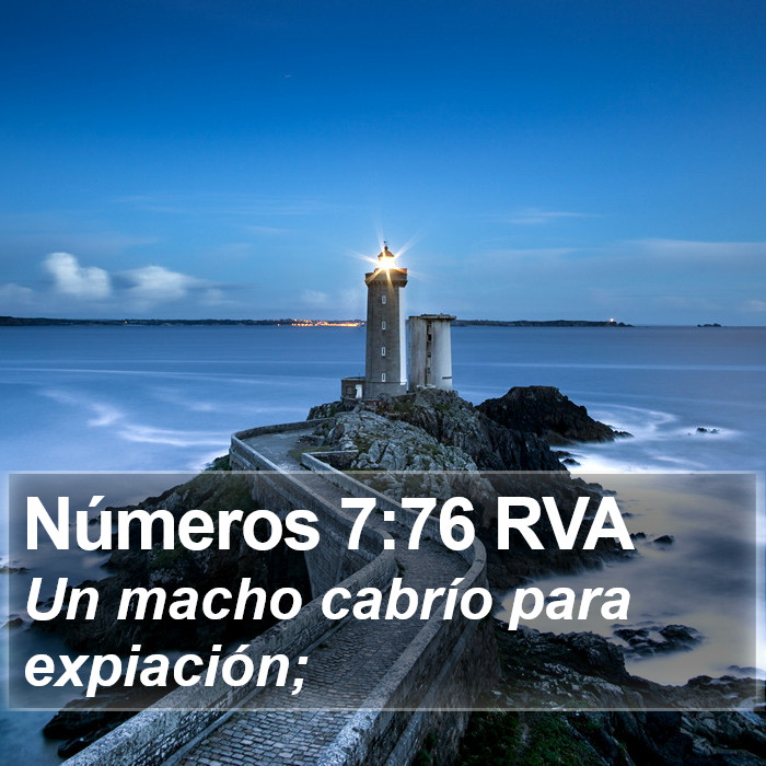 Números 7:76 RVA - Un macho cabrío para